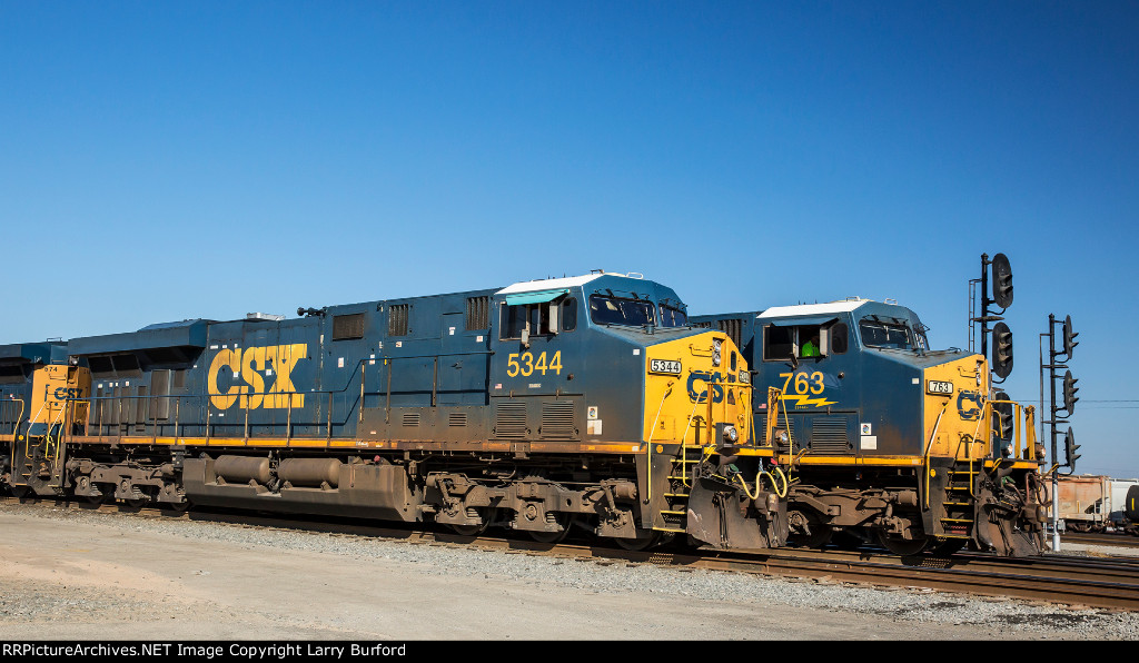 CSX 5344 & 763
